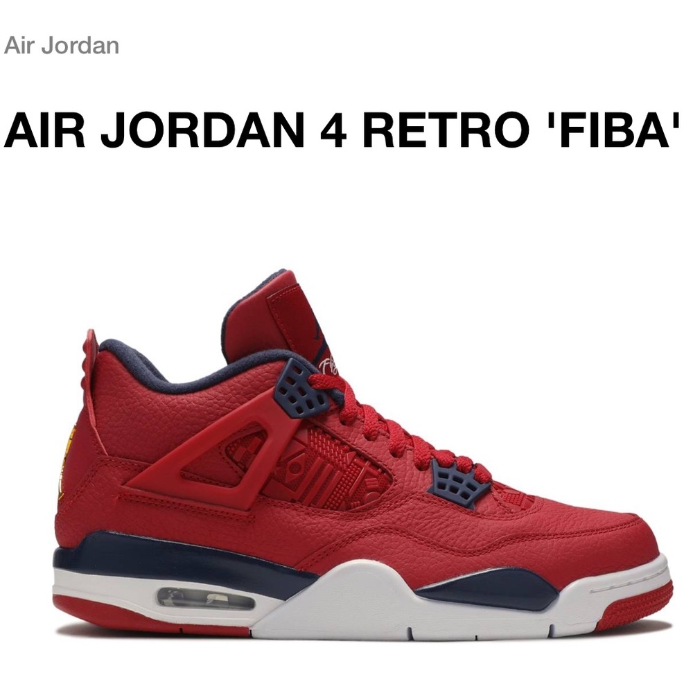 2019 Air Jordan 4 Retro Fiba - Gem